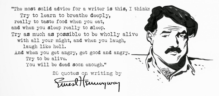 Advice from Ernest Hemingway on Living Fully Alive